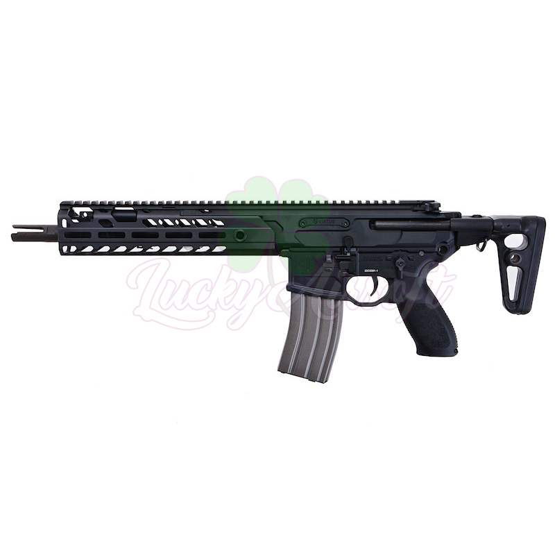 SIG Sauer MCX Virtus SBR Airsoft AEG Rifle (by SIG AIR & VFC) — Black ...